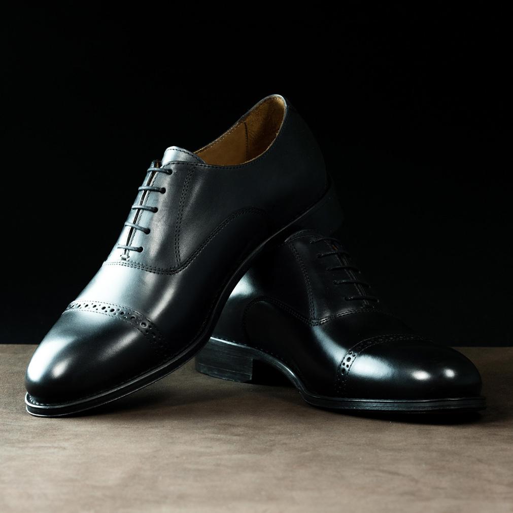 Oxford Brogue in Black – Cooper&Troy