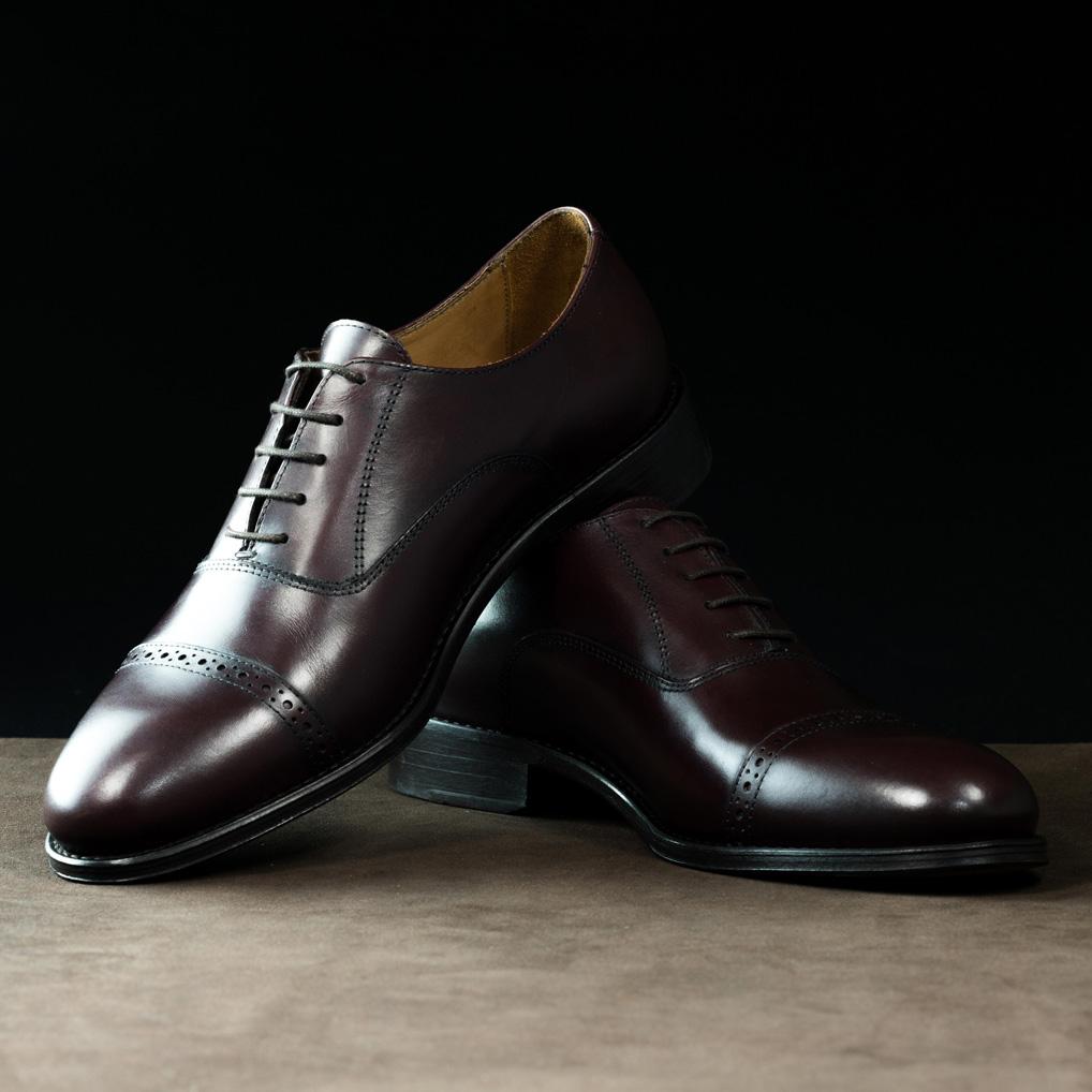 Oxford Brogue in Burgundy – Cooper&Troy